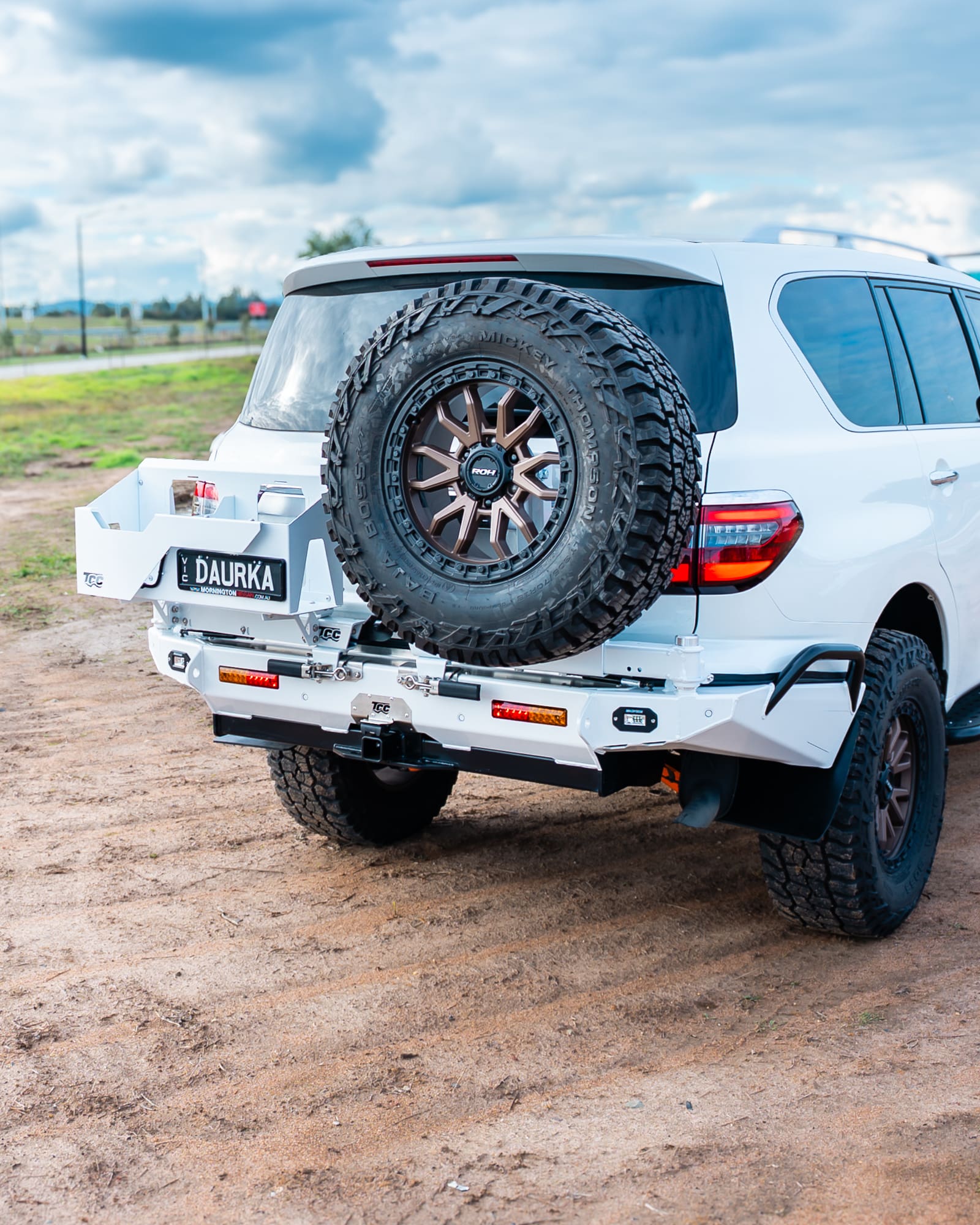 Y62 Patrol Rear Bar – 100% Australian Made with 3.5T Tow Bar