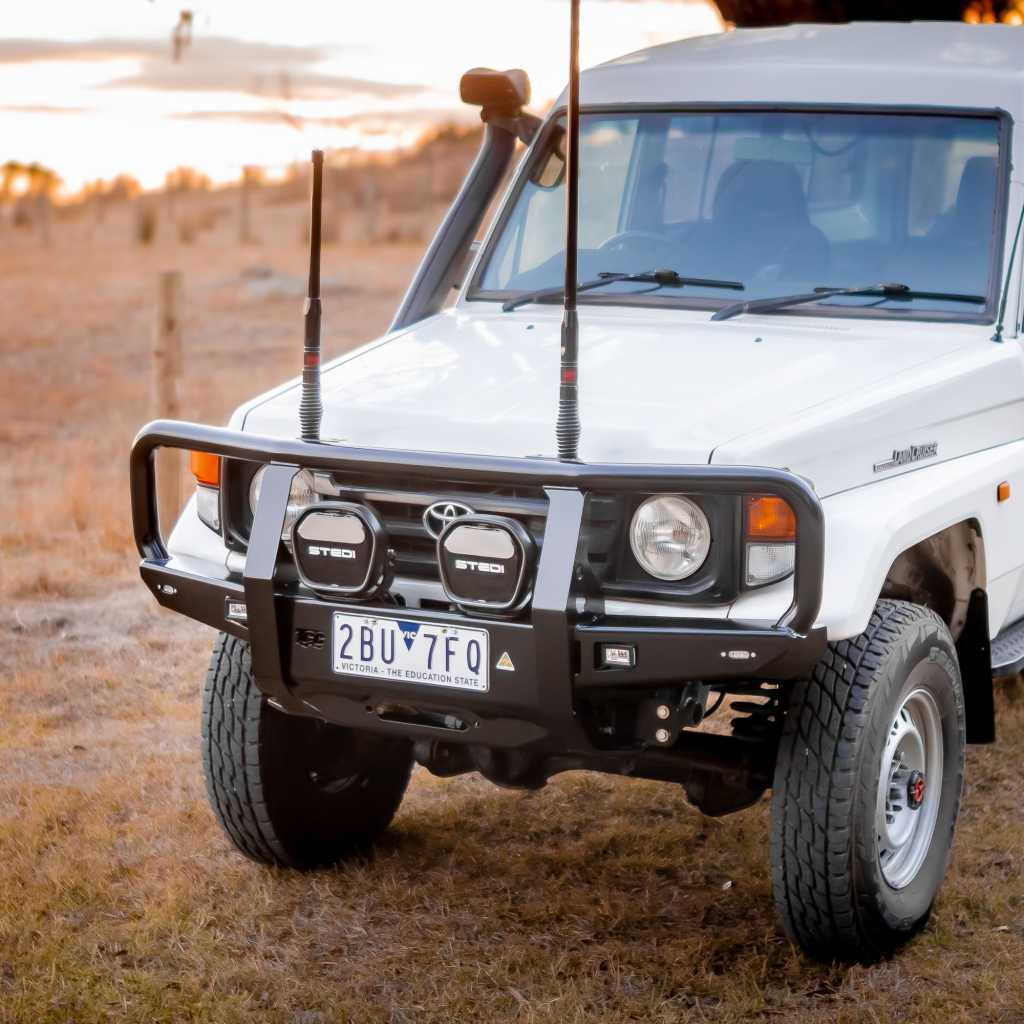 70 Series Narrow Body Bull Bar – Australian Made Strength
