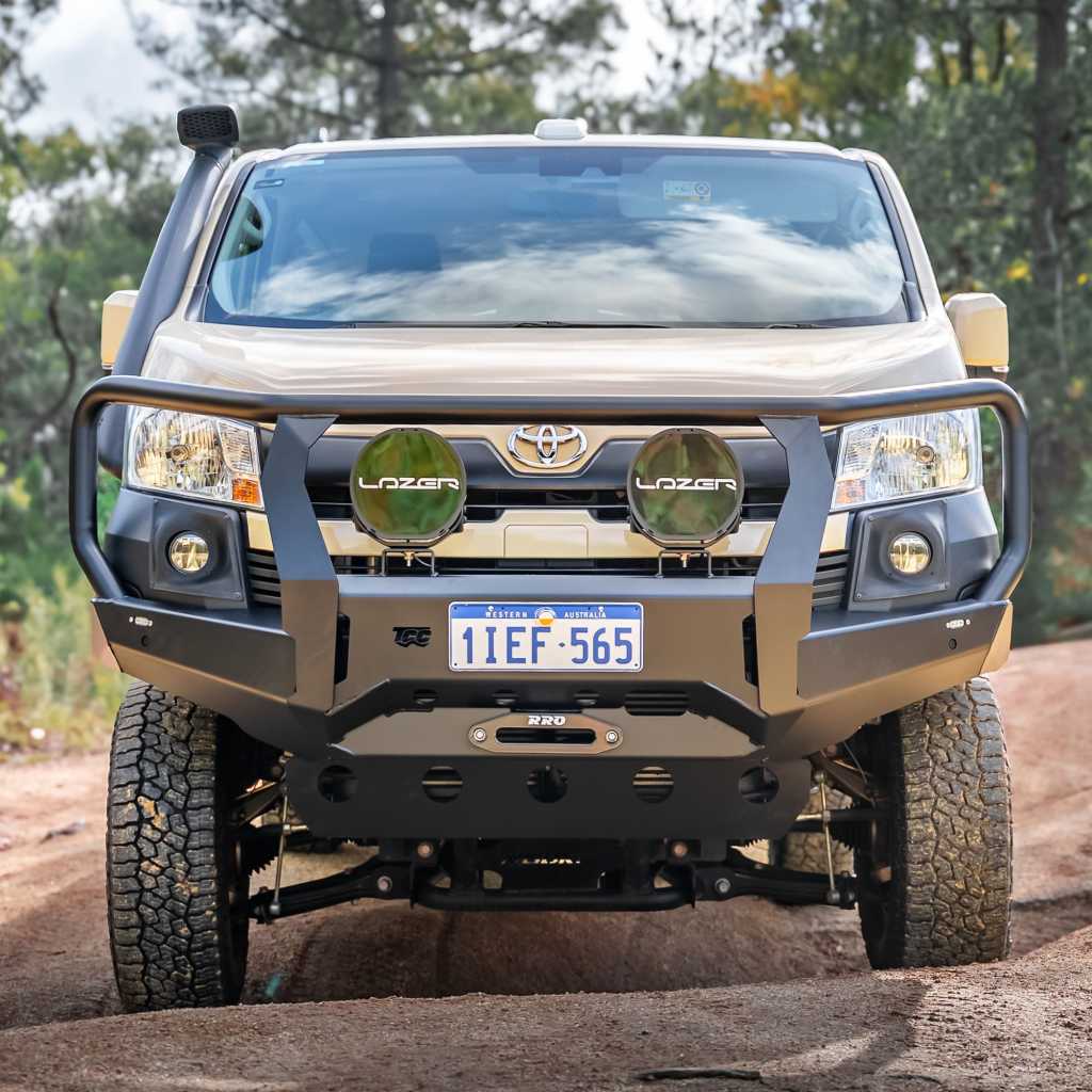 Toyota Hiace Bull Bar – Australian Made, Air Bag Compliant